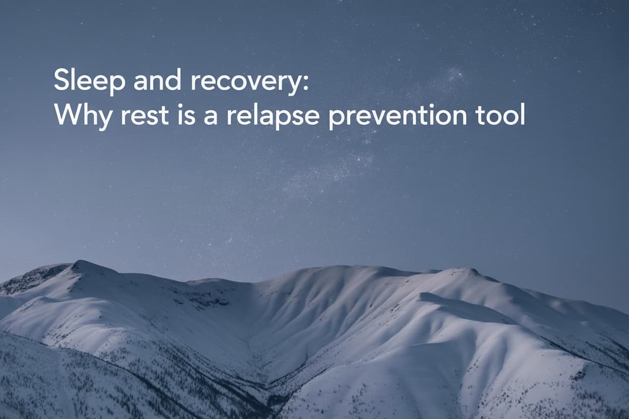Sleep and Recovery: Why Rest Is a Relapse Prevention Tool - Valiant ...